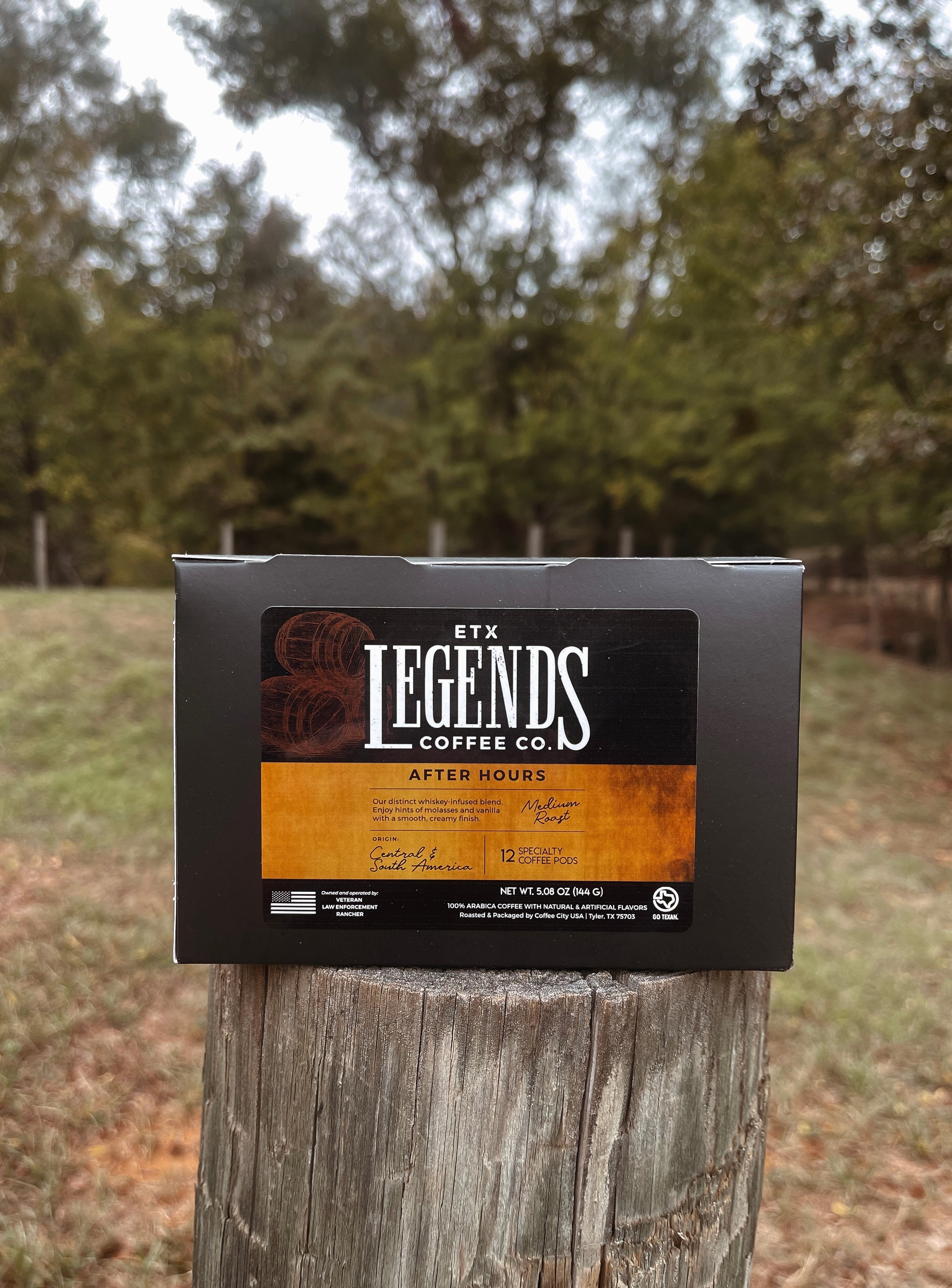 "AFTER HOURS" Flavored Roast - PODS – ETX Legends Coffee Co.
